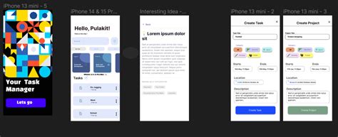 Simple Task Manager App Figma