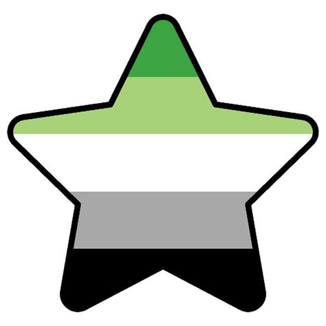Aromantic Pride Star Flag