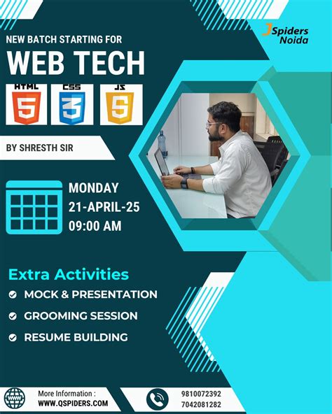 qspiders l learn 📚 l code 🧑‍💻 l get placed 📢 new web tech batch alert