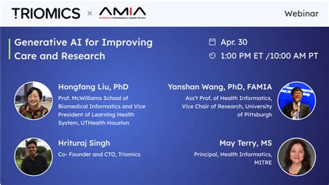 Webinar Genai For Oncology Care And Research Use Cases