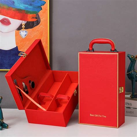 포바인 가죽 와인케이스 선물 포장 와인캐리어 레드 홈플러스 택배배송