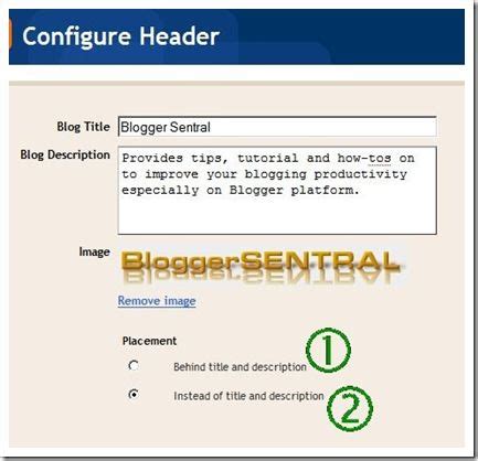 Center Align Header Image In New Blogger Template Blog Titles Header Image Blog Help