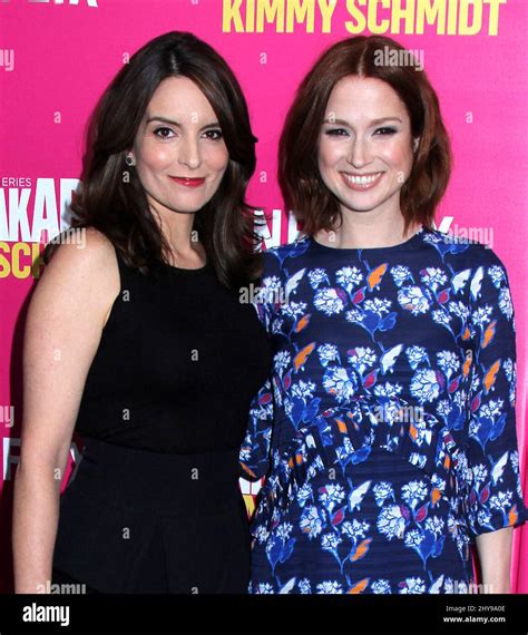 Tina Fey And Ellie Kemper Attends The Premiere Of Netflixs