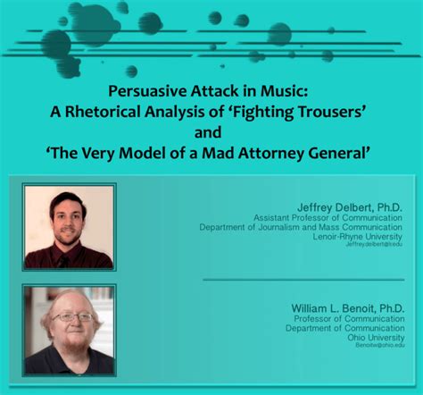 Persuasive Attack in Music: A Rhetorical