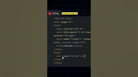 Как сделать круг на Html и Css Css Html программирование Html