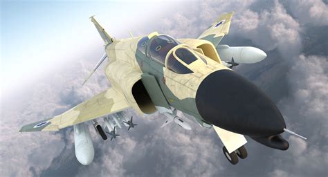 F-4E Kurnass Israeli Air Force 3D 모델 3D 모델 $179 - .3ds .c4d .fbx .ma ...