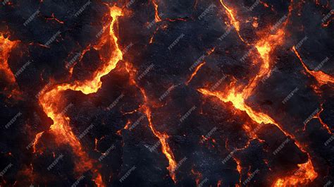 Lava Texture Fire Background Rock Volcano Magma Molten Hell Hot Flow