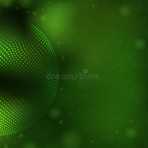 Vector Global Network Connection Concept Big Data Visualization Dots Particles Atom Orb Cyber