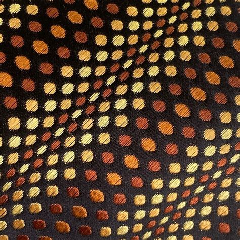 Fratelli Moda Accessories 0 Silk Tie Mens Fratelli Moda Made In Italy Black Orange Yellow