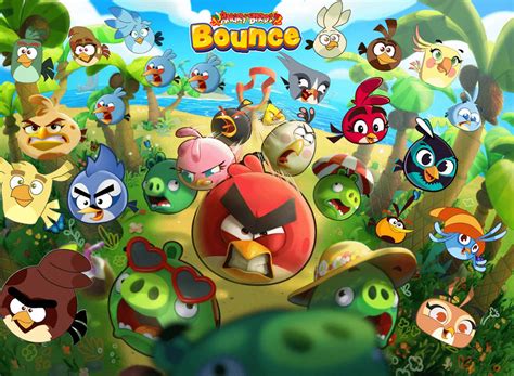 Angry Birds Bounce With Stella And Silvers Flock By Redbird1578 On