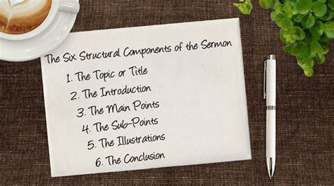 How To Write A Sermon Manuscript