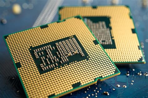 Premium Photo Central Processing Unit Cpu Chip Processor Of Computer Mainboard Electronic