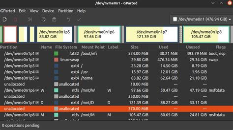 ubuntu action plan for merging partitions on linux only box without
