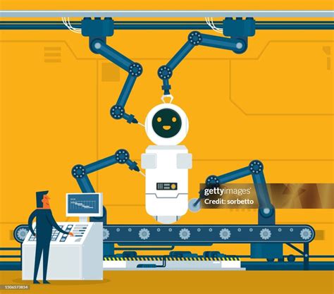 Robot Assembling With Robohand High Res Vector Graphic Getty Images