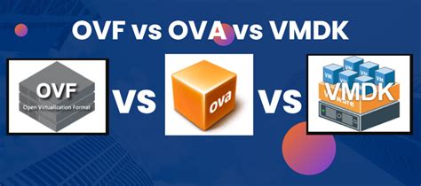 difference between ovf vs ova vs vmdk