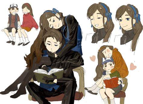 Mabel Pines Dipper Pines Dipper Gleeful And Mabel Gleeful Gravity