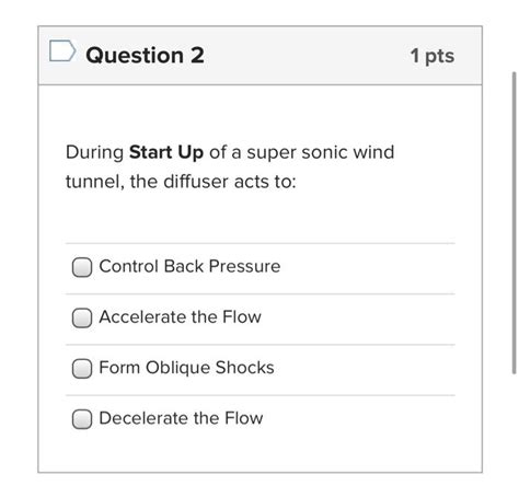 Solved Question Pts Diffuser Are Used To Reduce Noise Chegg