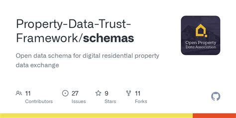 github property data trust framework schemas open data schema for