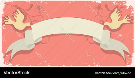 Retro Grunge Scroll Background Royalty Free Vector Image