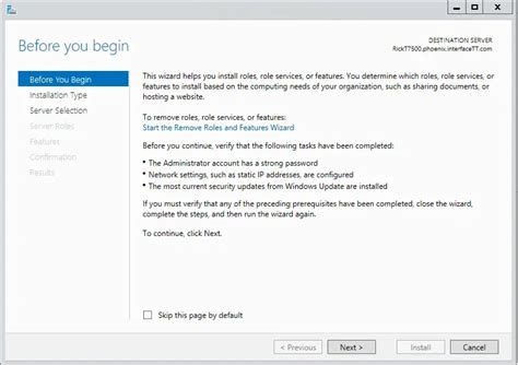 How To Install The Hyper V Role In Windows Server Interface Technical Training