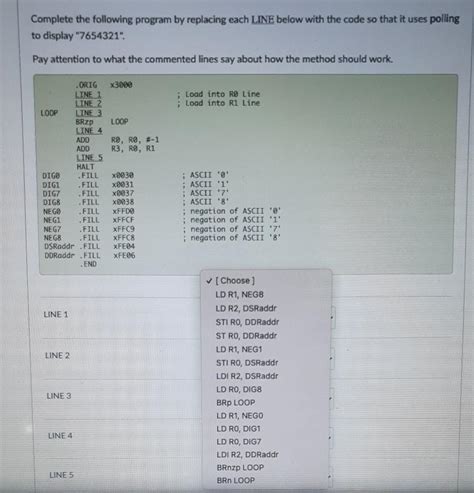 Solved Please Answer This Question Each Line Mentioned Has Chegg Com