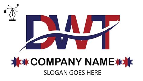 Premium Vector Dwt Letter Logo