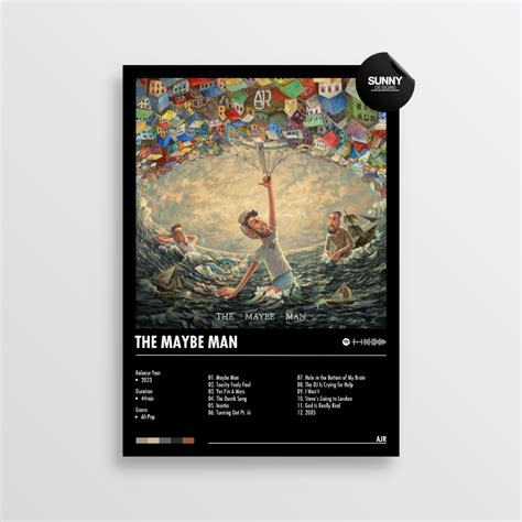 Ajr The Maybe Man Album Cover Poster Sunny Designs Posters