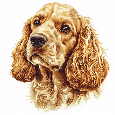 Adorable Cocker Spaniel Clipart For Crafting And Digital Designs High