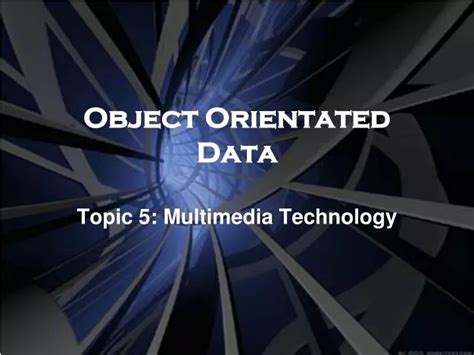 Ppt Object Orientated Data Powerpoint Presentation Free Download