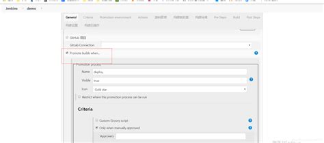 jenkins 配置构建后操作（如多环境部署）：插件 promoted builds plugin csdn博客