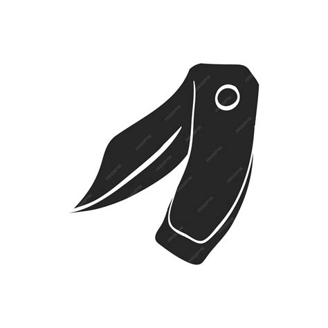 Hand Drawn Icon Knife Premium Vector