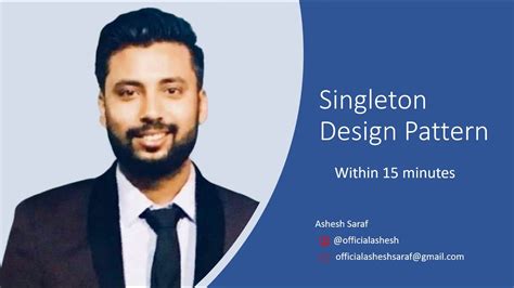 Singleton Design Pattern Youtube