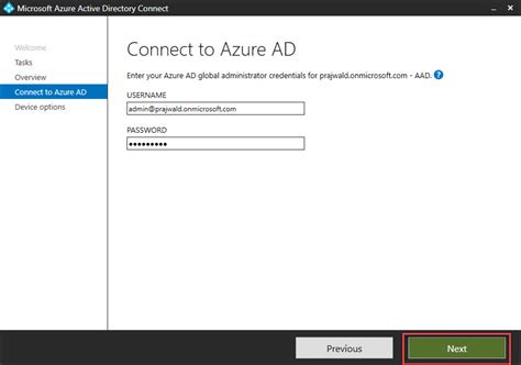 configure hybrid azure ad join using aad connect