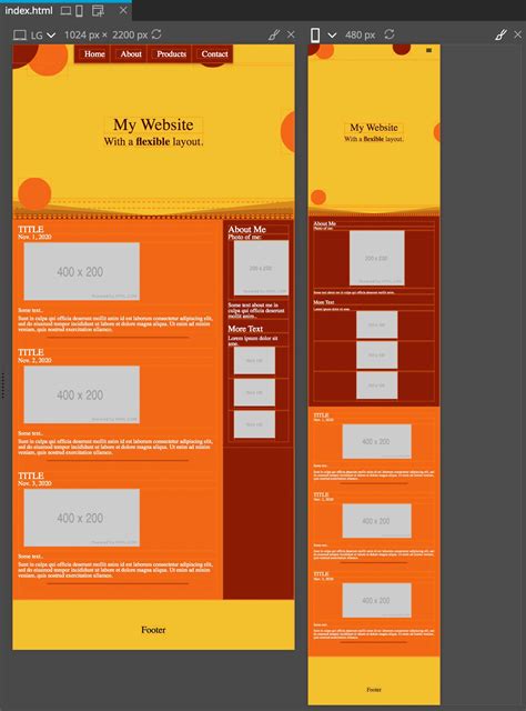 Using Media Queries And Css Functions To Create A Responsive Design In Pinegrow Pinegrow Web