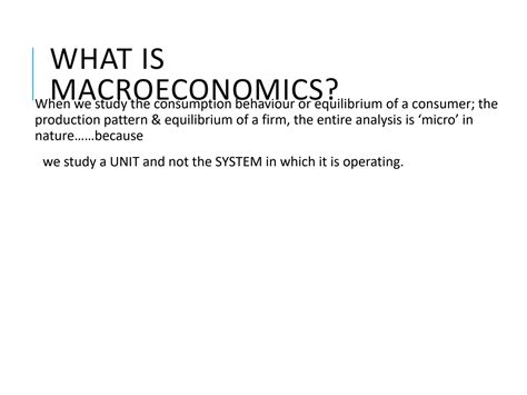 SOLUTION Introduction To Macro Economics Studypool