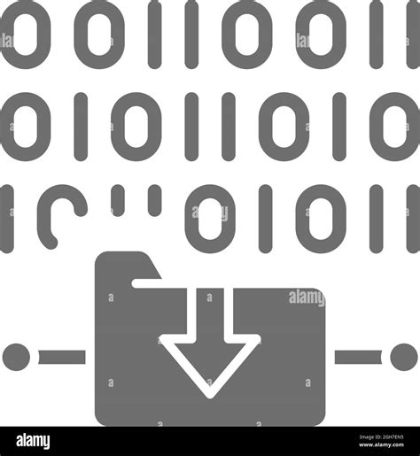 Vector Folder Coding File Upload Grey Icon Stock Vector Image And Art