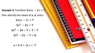 Illustrates Quadratic Equation Pdf