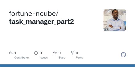 Github Fortune Ncube Task Manager Part