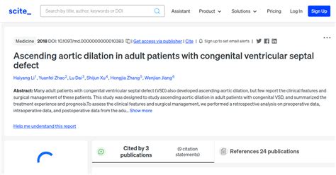 Ascending Aortic Dilation In Adult Patients With Congenital Ventricular
