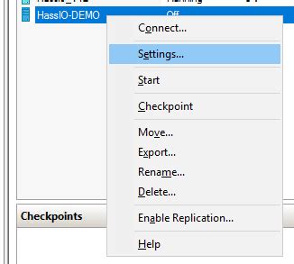 Hass IO VHDX Wont Boot In Windows HyperV