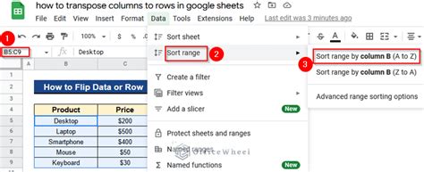 How To Transpose Columns To Rows In Google Sheets 3 Methods