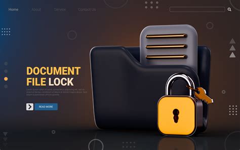 Folder Document List With Lock And Key Graphic By Ahmedsakib372 Creative Fabrica