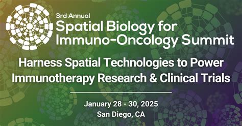 Home 3rd Spatial Biology For Immuno Oncology Summit
