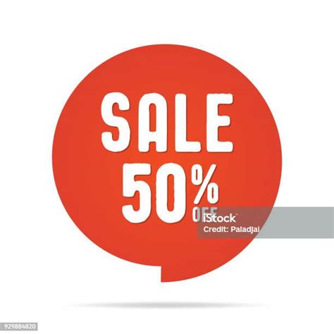 Vol5 판매 사인 레드 50 제목 디자인 배너 또는 포스터에 대 한 설정합니다 판매 및 할인 개념 벡터 일러스트입니다 쿠폰에 대한 스톡 벡터 아트 및 기타 이미지 Istock