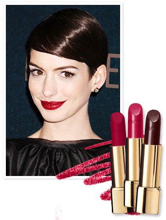 Anne Hathaway Red Lipstick