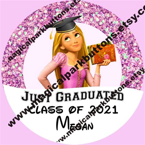 Disney Graduation Buttons Tangled Graduation Buttons Fun Disney Park