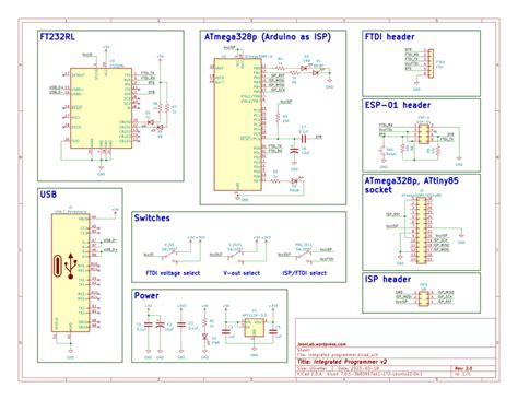 Integrated Isp And Ftdi Programmer For Avr And Esp Jeons Laboratory