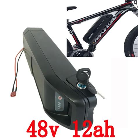 미국 Eu 세금 48 볼트 Hailong 전기 자전거 배터리 48 볼트 12ah 사용 삼성 셀 리튬 자전거 배터리 팩 546 볼트 2a 충전기