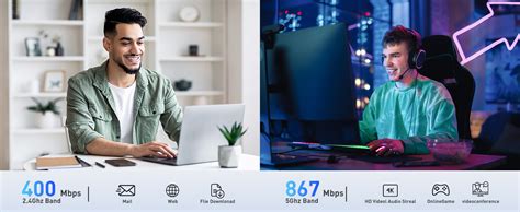 Amazon Com USB WiFi Adapter For Desktop PC 1300Mbps Wi Fi 5G 2 4G USB 3 0 Wireless Adapter
