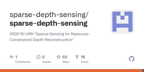 Github Sparse Depth Sensingsparse Depth Sensing Iros16ijrr